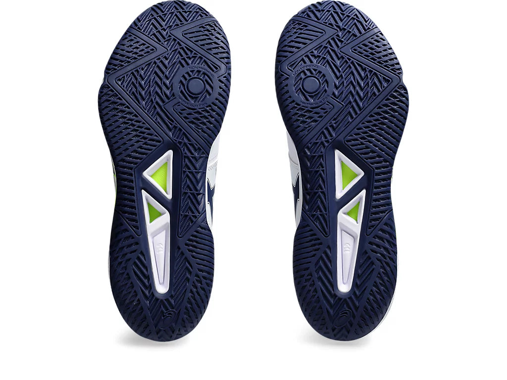 Asics Gel-Tactic 12 Men White/Blue Expanse – The Racquet Shop