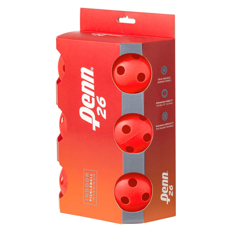 Penn 26 Indoor Pickleball Balls 6 Pack – The Racquet Shop