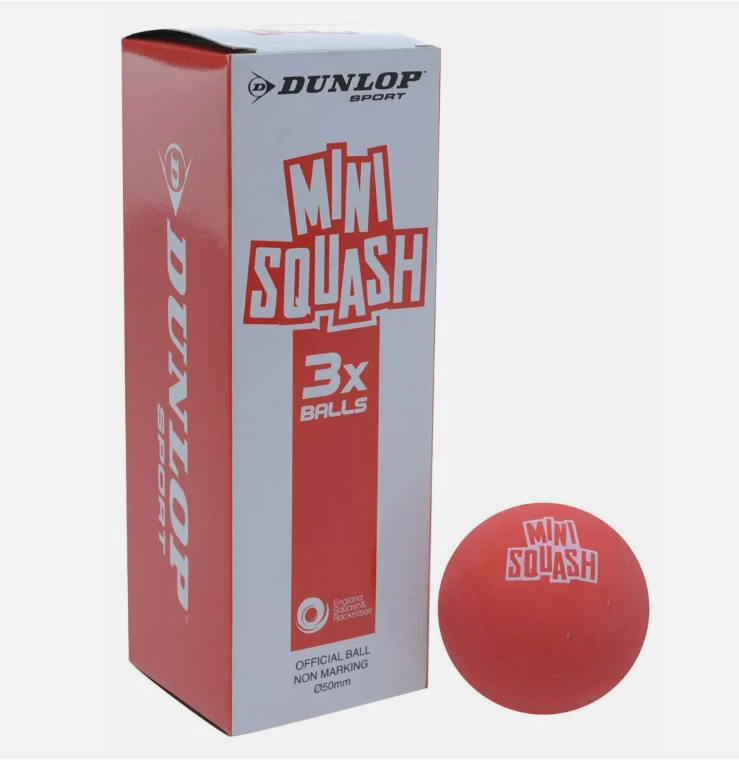 Dunlop Squash Ball Fun Mini Red 3 Ball Pack – The Racquet Shop