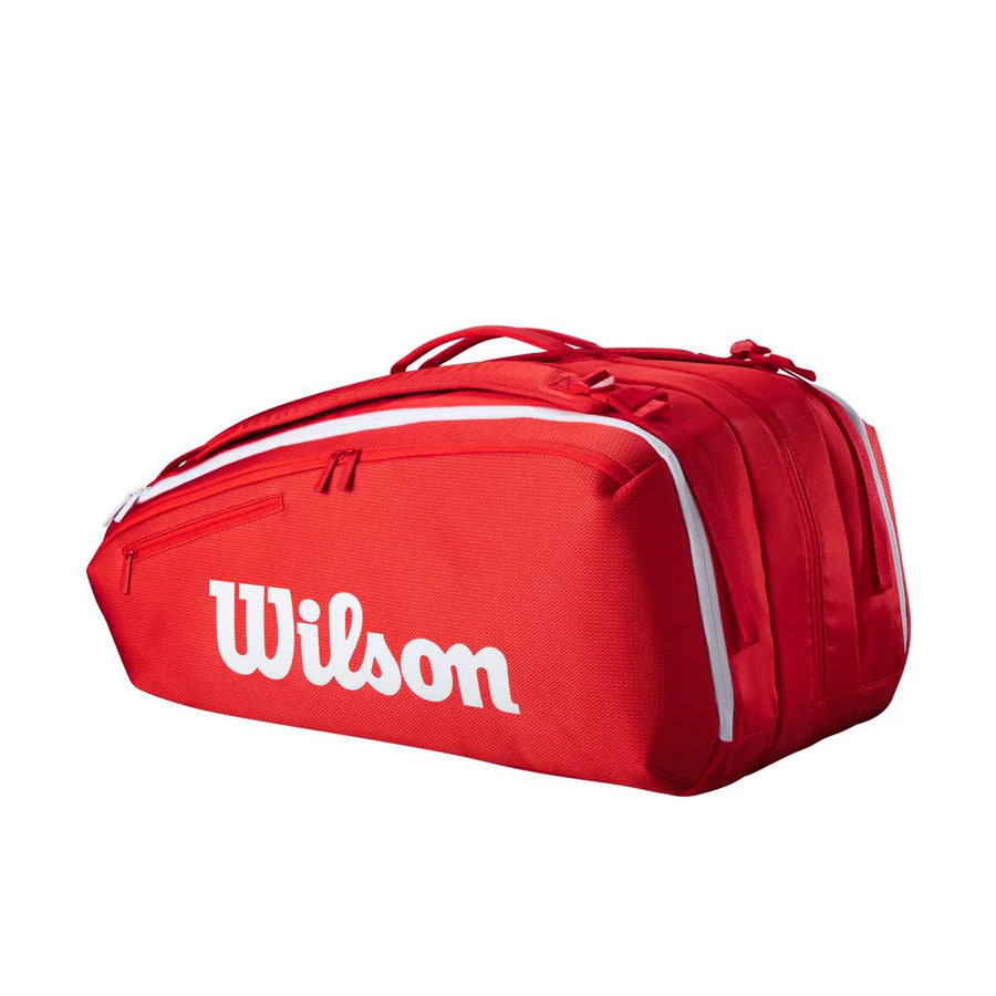 Wilson Super Tour Wilson Red 15PK 2025 Red – The Racquet Shop