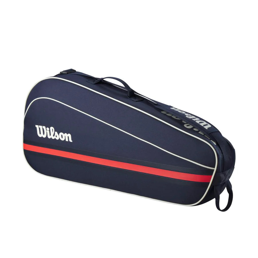 Wilson 3PK Team Racket Bag 2025 Navy – The Racquet Shop