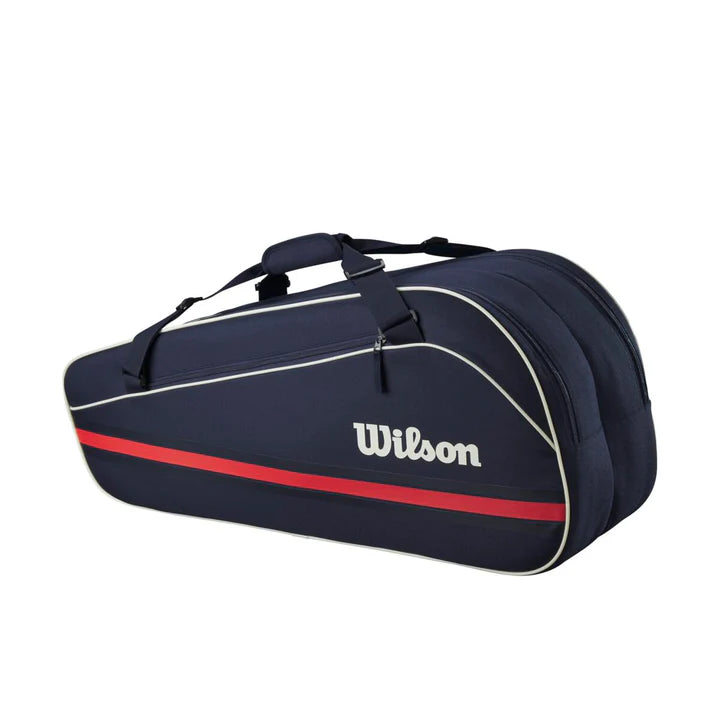 Wilson 6PK Team Racket Bag 2025 Navy – The Racquet Shop
