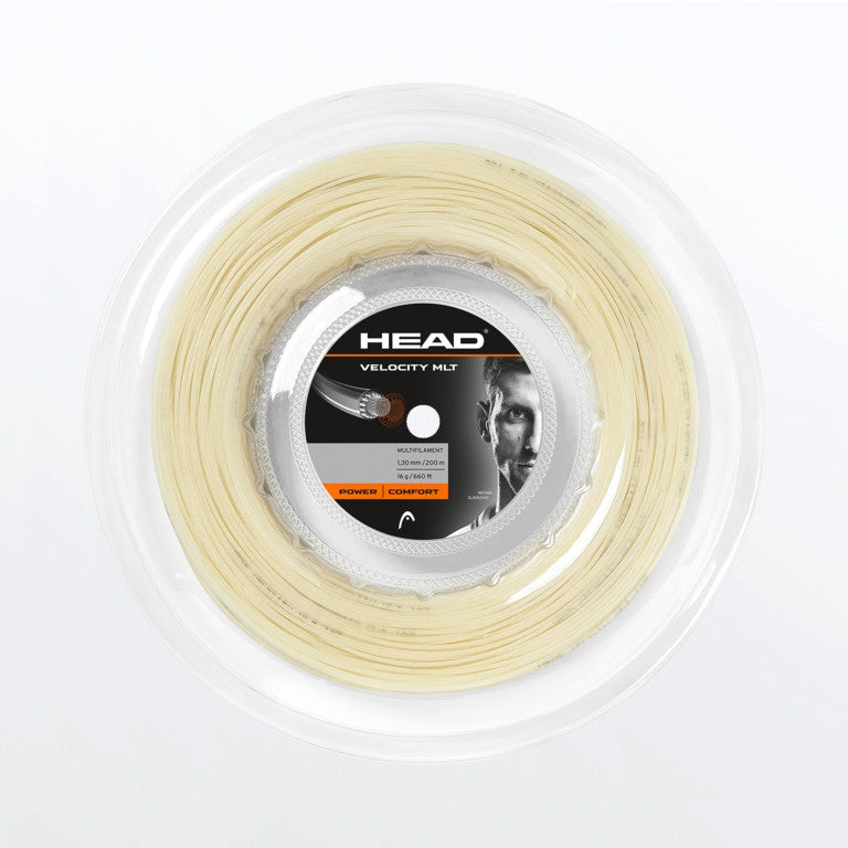 Head Velocity MLT Tennis String Reel of Natural 16g 1.30mm – The ...