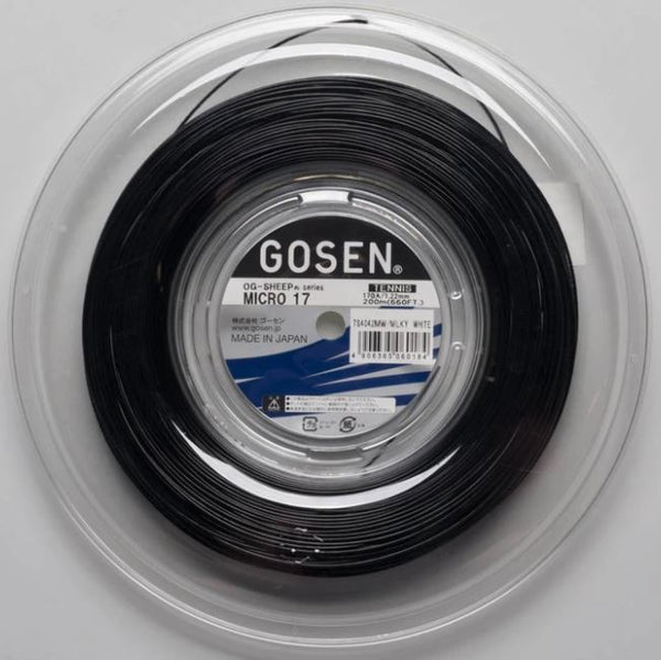 Gosen OG-Sheep Series Micro Tennis String Reel of Natural 17GA 1.22mm ...
