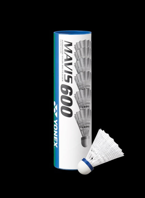 Yonex Mavis 600 Medium Shuttle (Tube 6)-White – The Racquet Shop